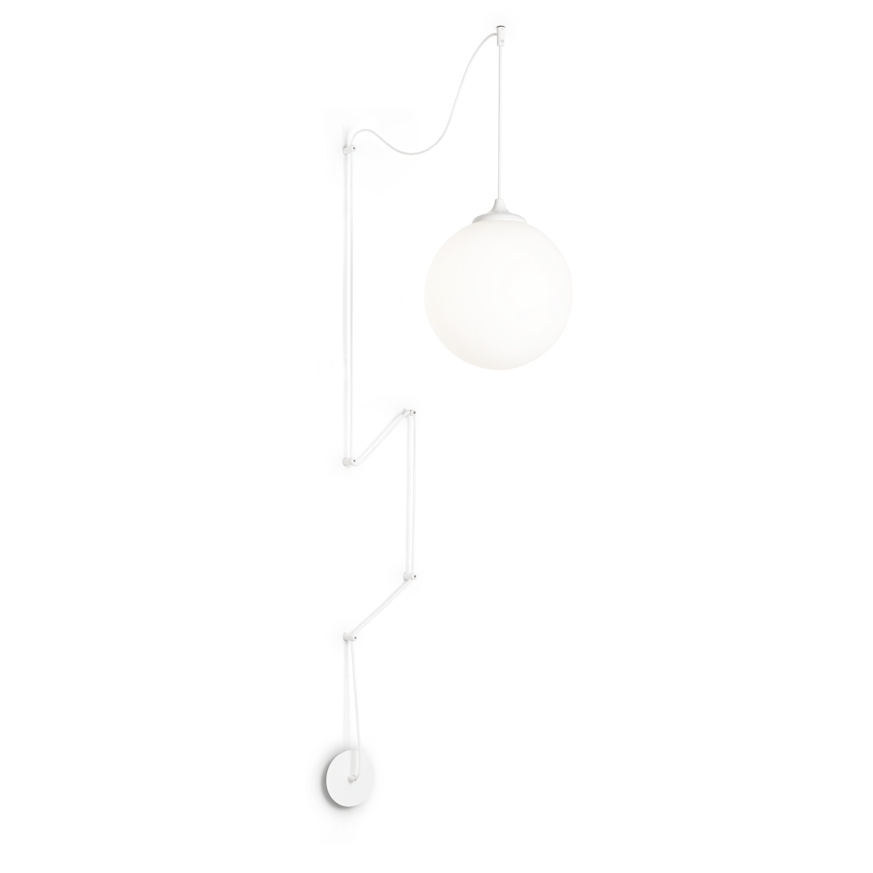 BOA SP1 pendant lamp white by Ideal Lux - lighting