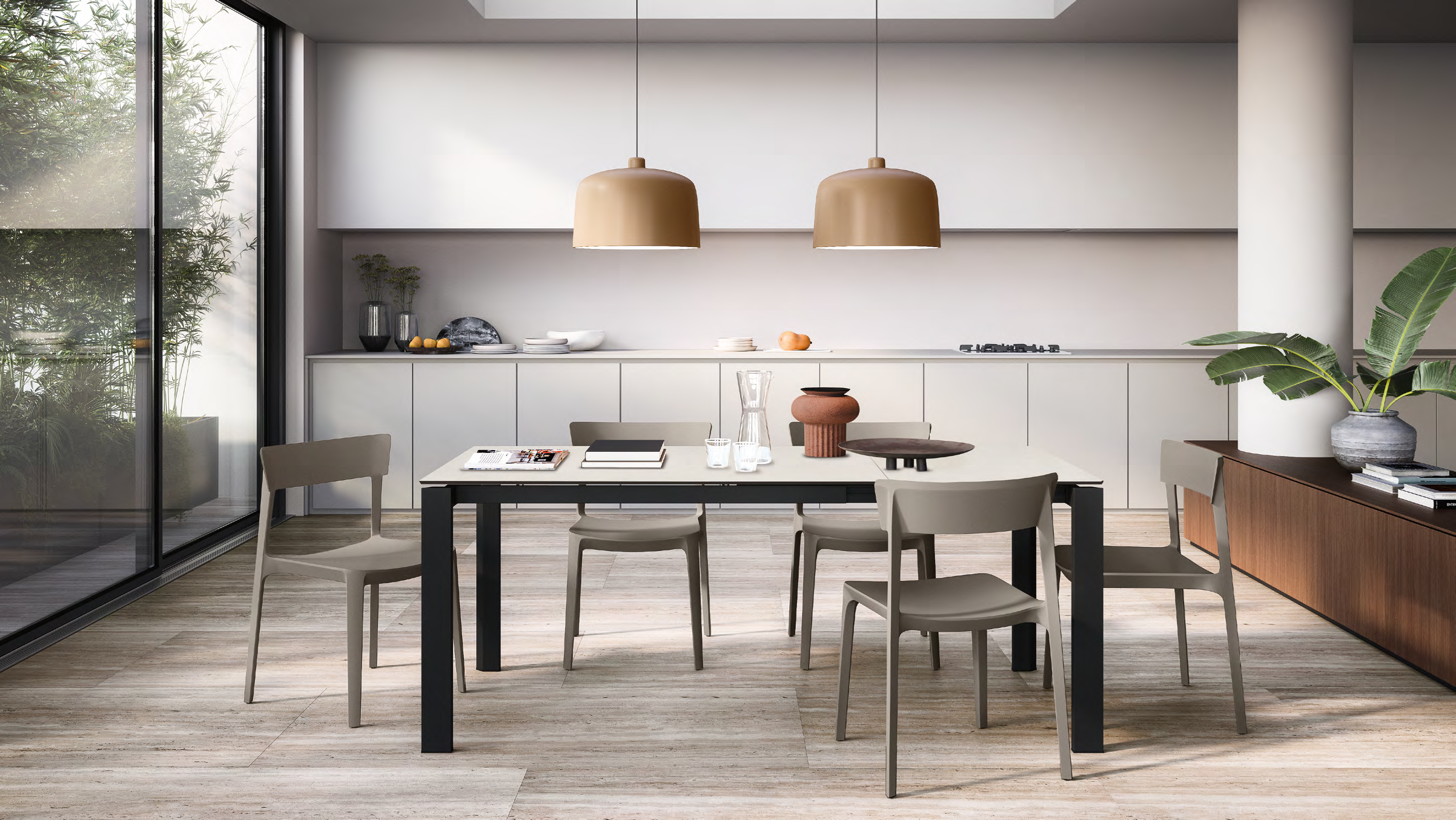 DUCA CS4089-R Calligaris Table | Pari Furniture