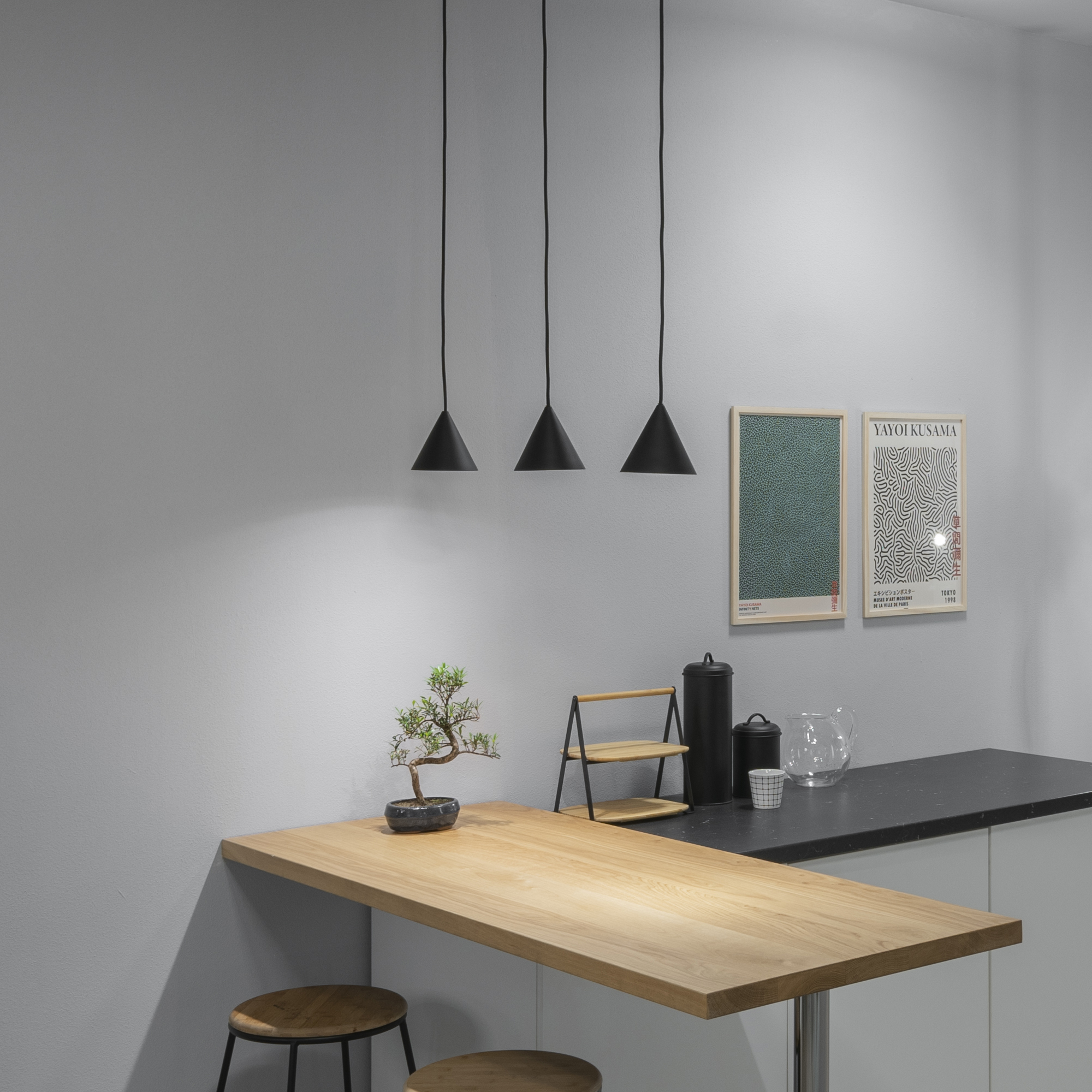 A-LINE SP1 D13 BLACK chandelier - Lighting