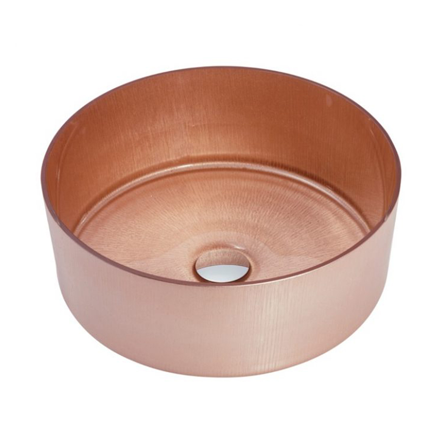 Cipì Circle Basin CP950CIR washbasin in blown glass and resin decorations