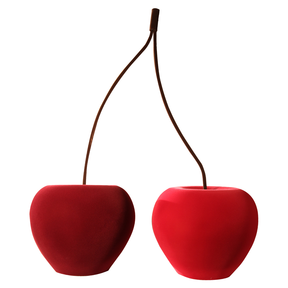 Cherry Floor Velvet Sculpture by Adriani&Rossi | Pari Furniture