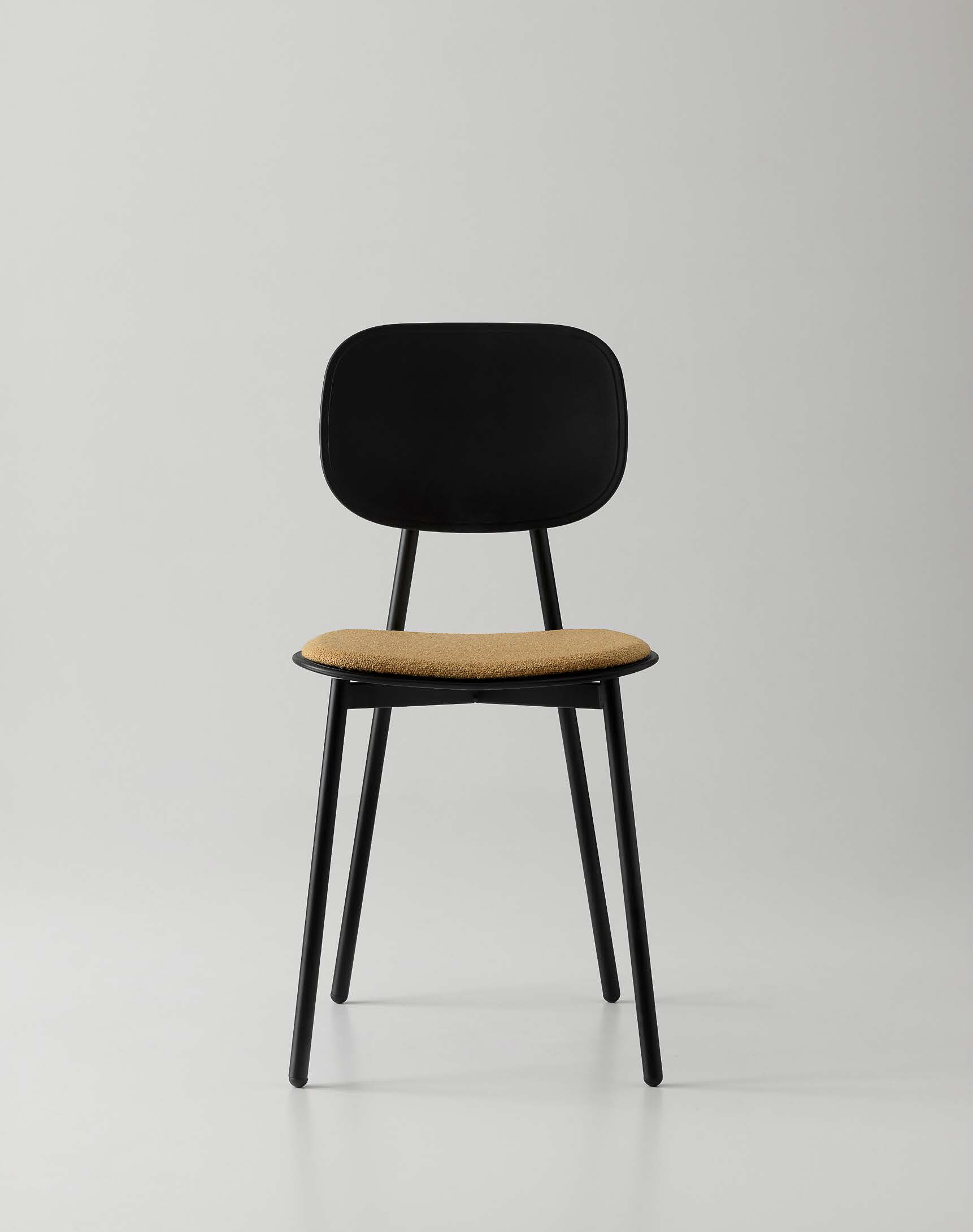 Tata Young Chair by PointHouse with Padded Seat