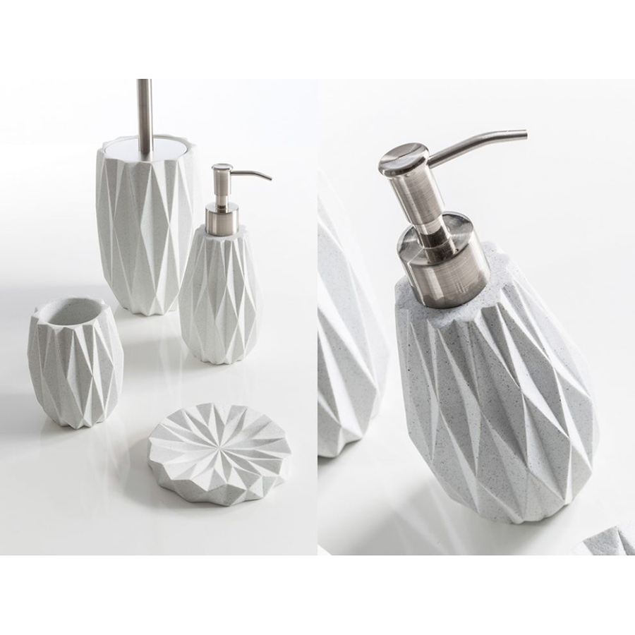 Geo White Bathroom Set by Cipì | Pari Furniture