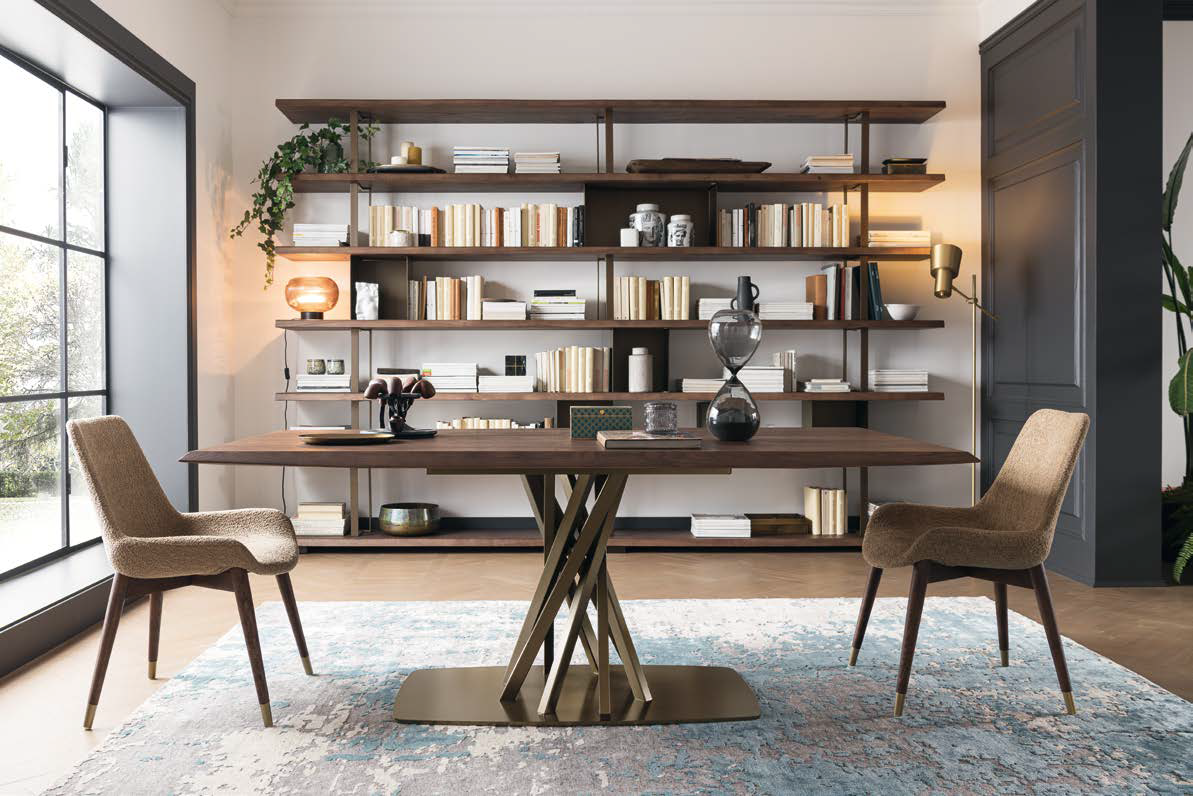 Fixed oval or rectangular Gemini table by Altacorte - Fixed tables