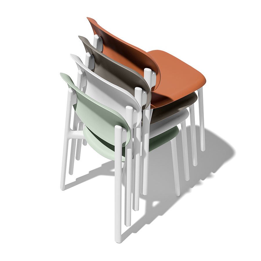 Zero CB2151 Connubia stackable chair
