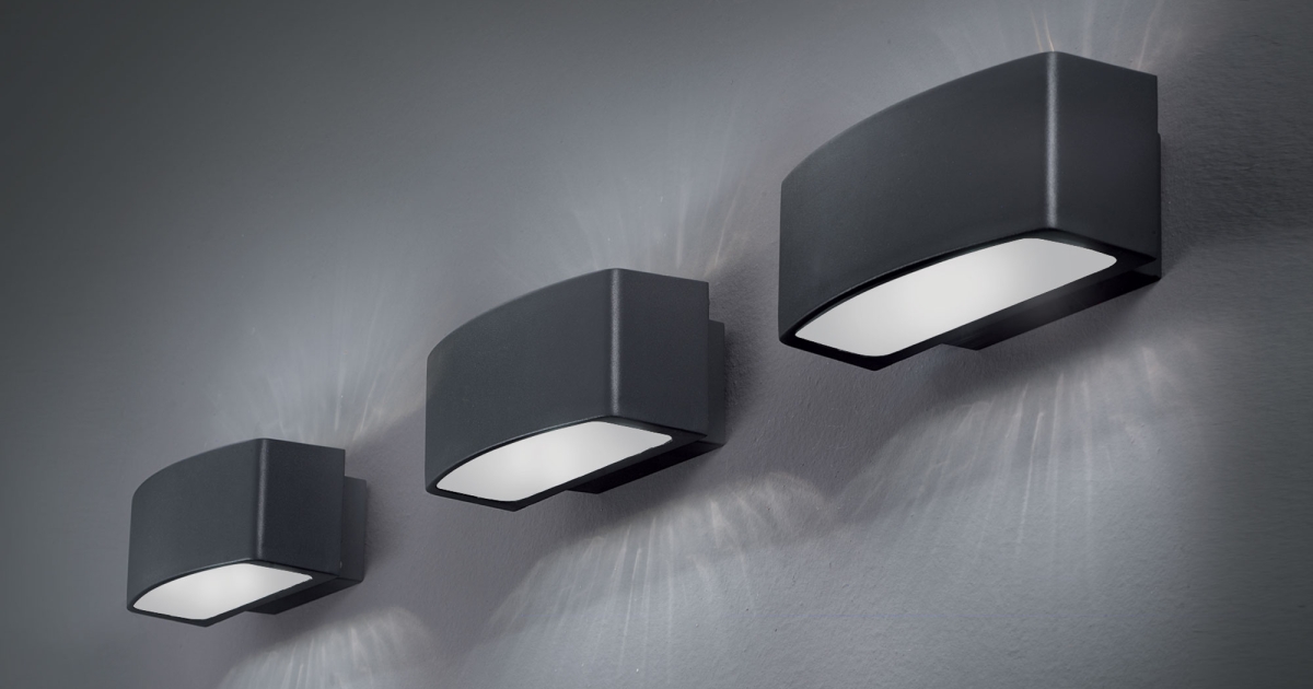 ANDROMEDA AP1 ANTHRACITE outdoor wall light by Ideal Lux - Lighting