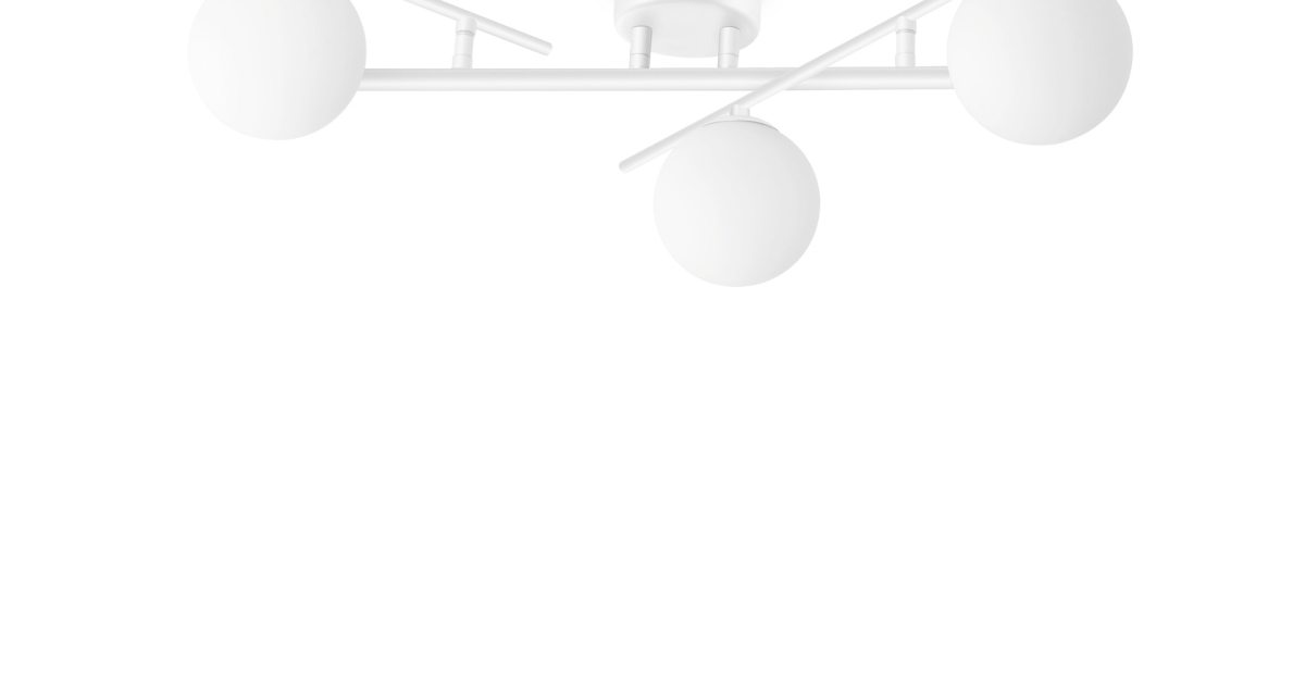 ATLAS PL3 white ceiling chandelier by Ideal Lux - Lighting