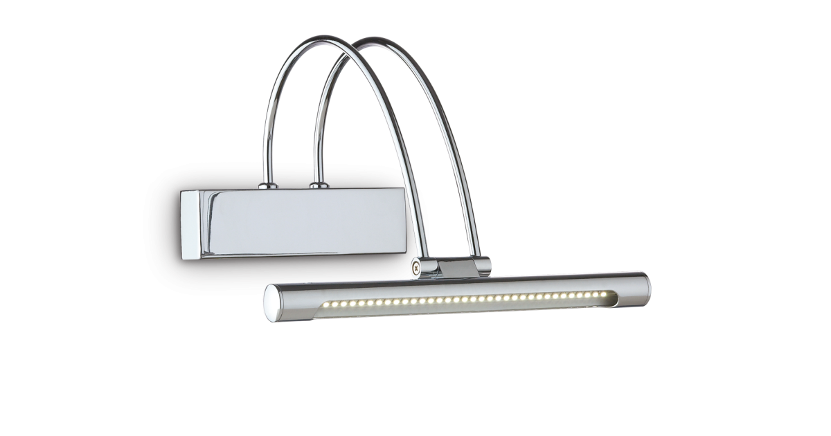 BOW AP D26 chrome wall lamp by Ideal Lux - lighting