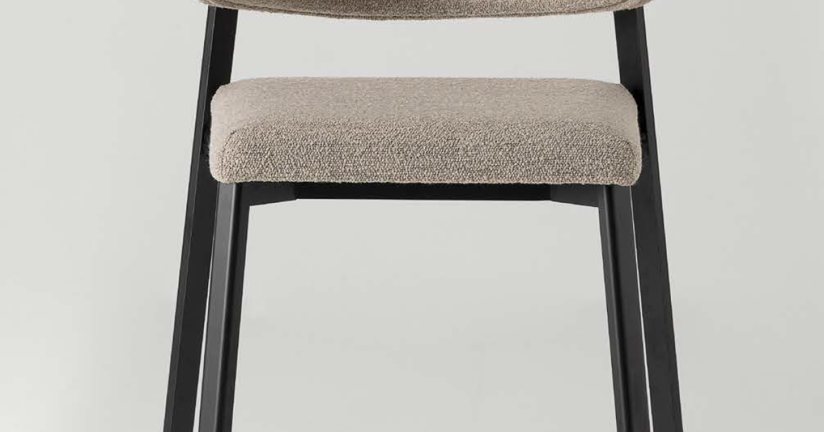 Beba Curvy Upholstered Chair Point House | Pari Furniture