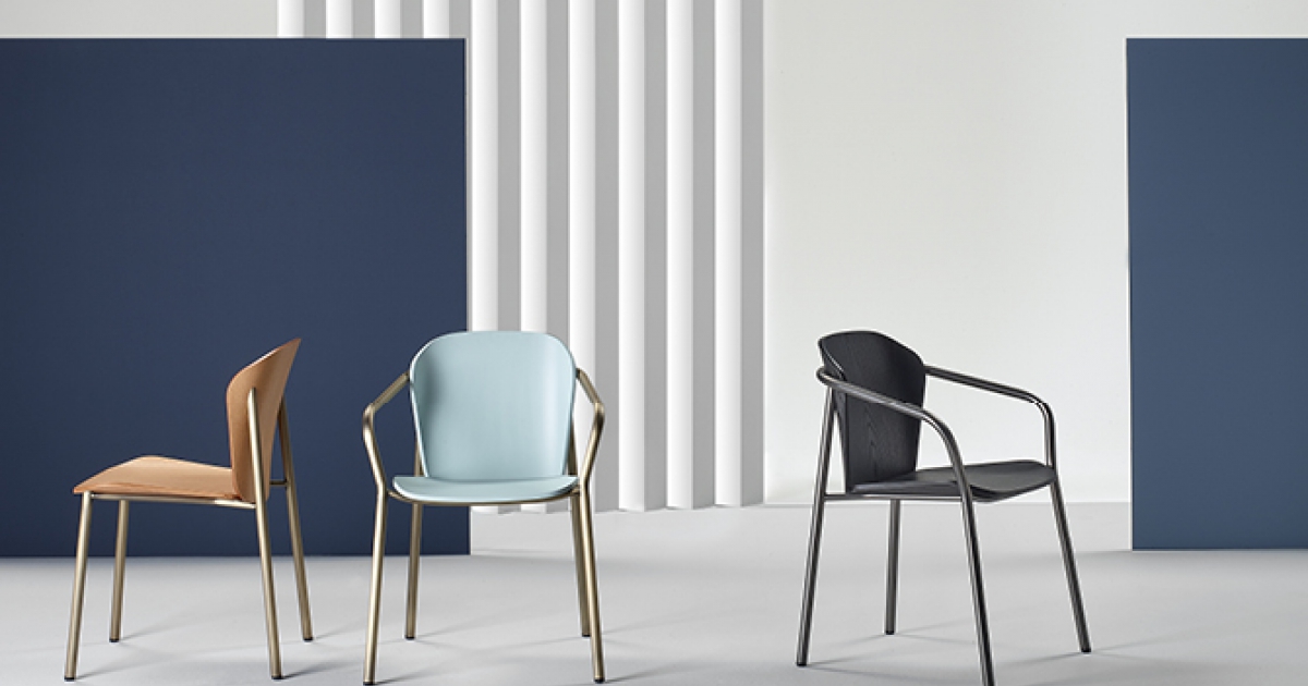 Scab Chair in metal and wood Finn Metal Wood 2897 - Chairs | Equal ...