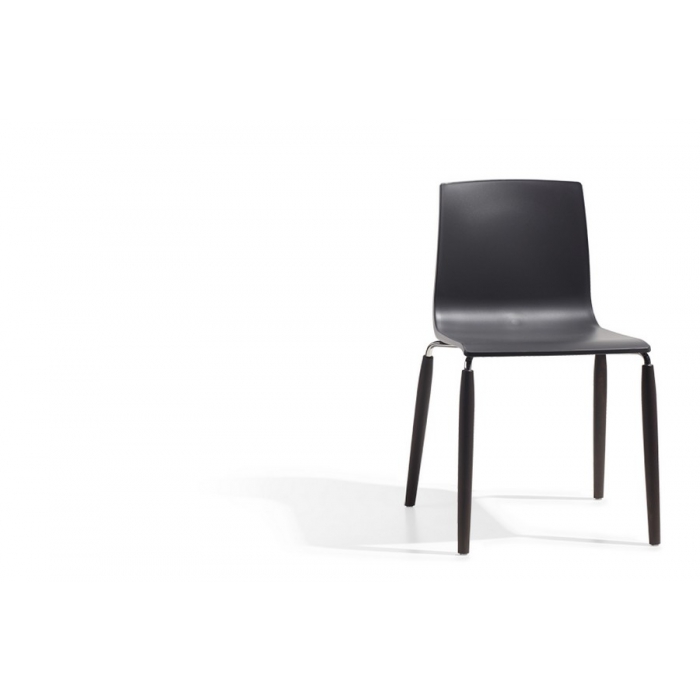 Scab Technopolymer and wood chair Natural Alice 2823 - Chairs | Equal ...