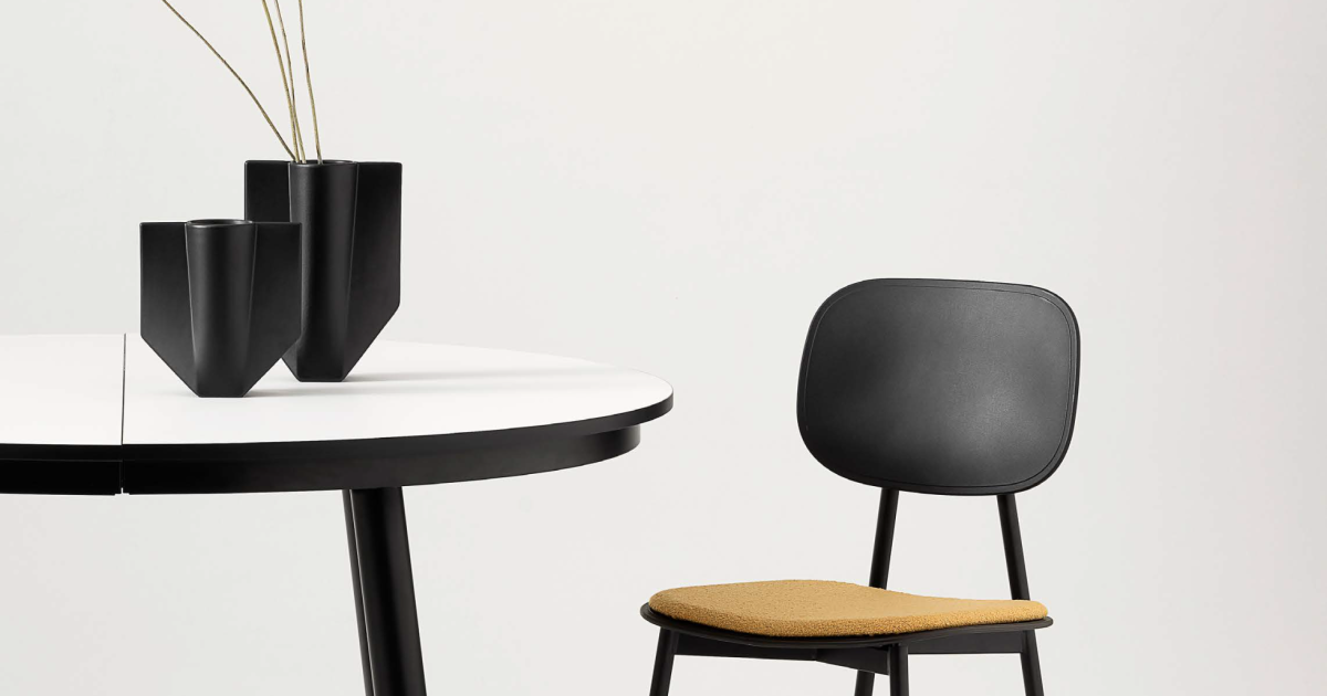 Tata Young Chair by PointHouse with Padded Seat