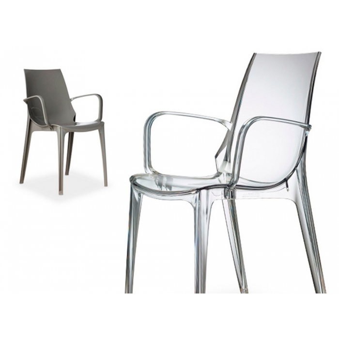 Scab Stackable plastic chair with armrests Vanity 2654 - Chairs | Equal ...