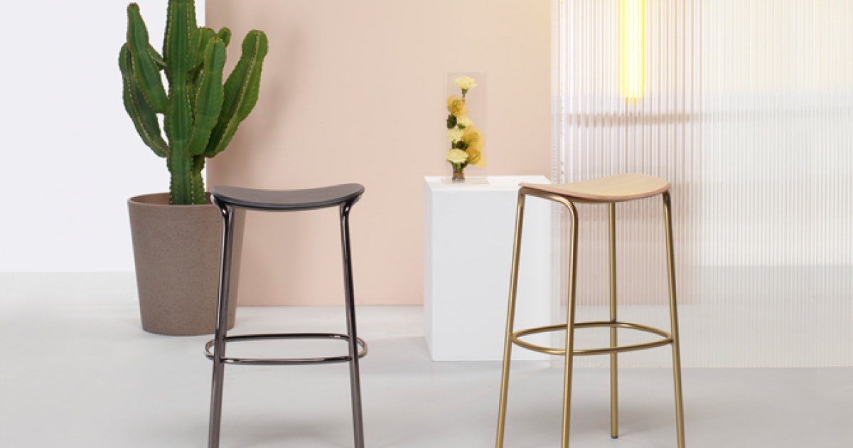 Scab Stool h.75 Trick Wood 2536 - Stools | Equal furniture