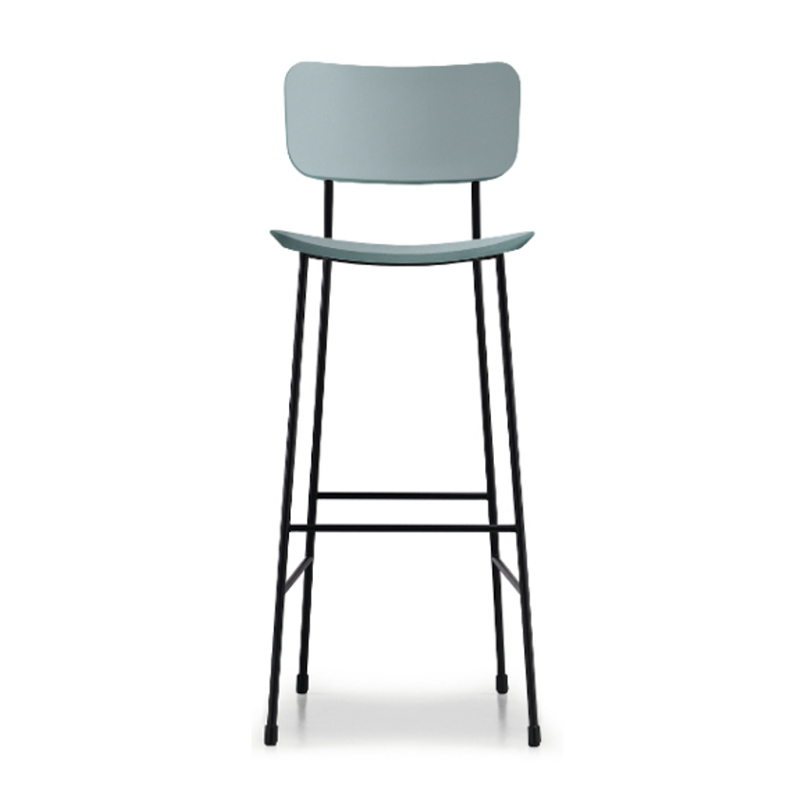 Chaise Master SM Cu en métal et cuir par Midj