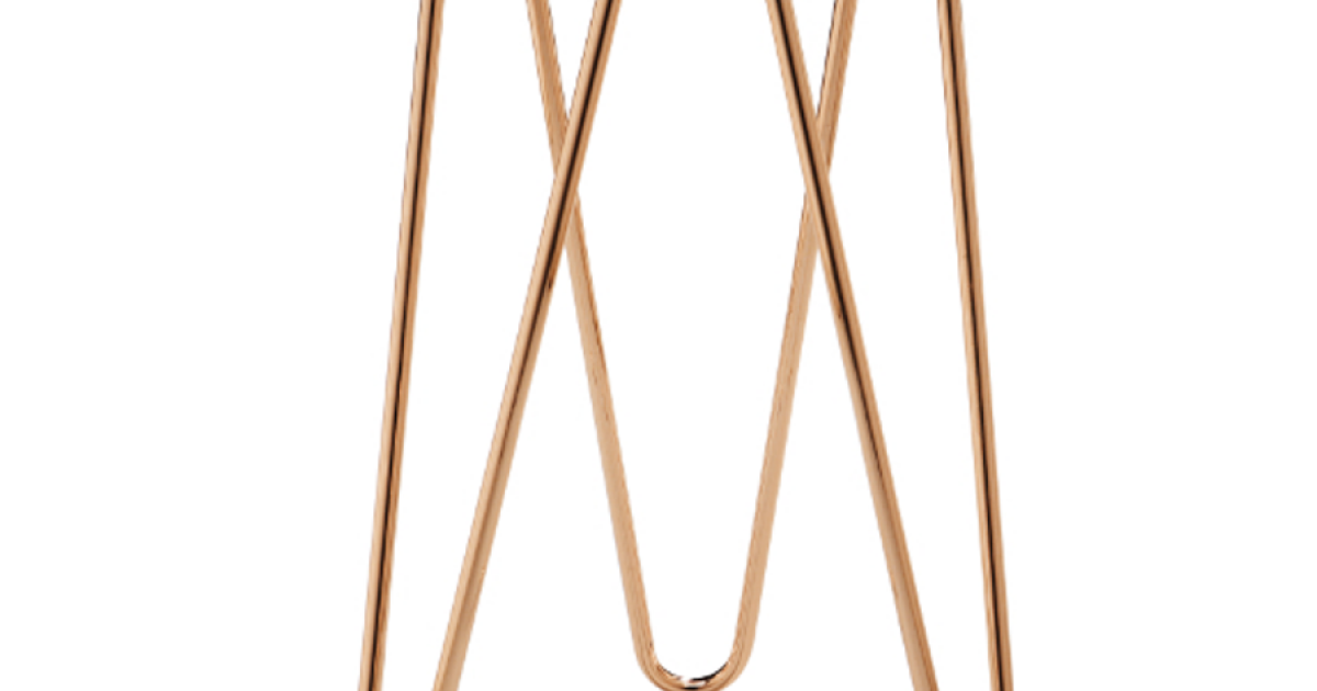 Table basse Apelle Chic en cuir ou céramique par Midj