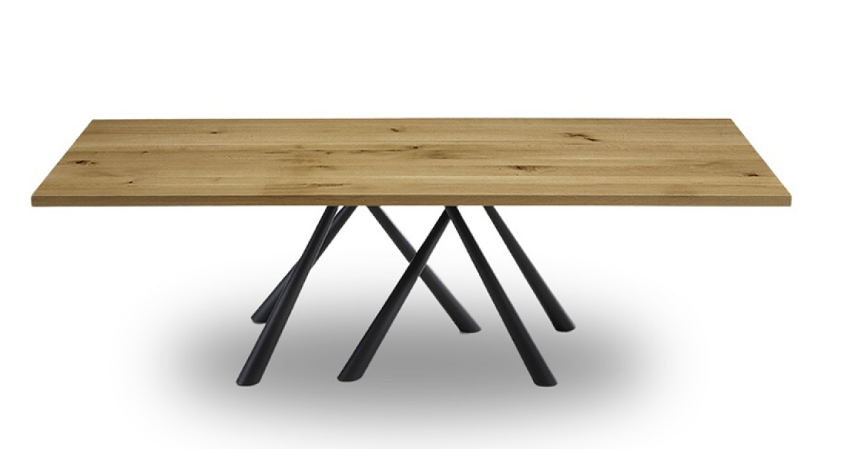 Table en métal Forest par Midj