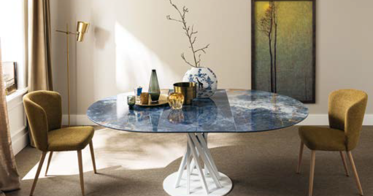 Table ronde extensible Altacorte Orby - Tables extensibles